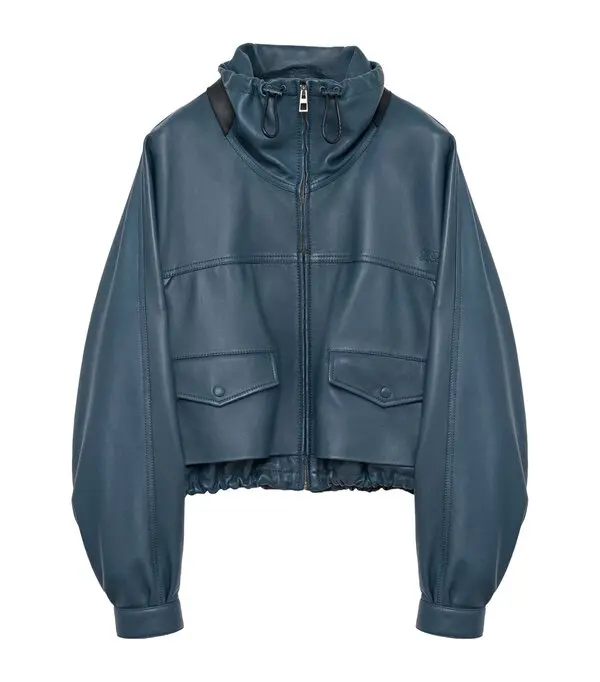 Loewe Lambskin Bomber Jacket
