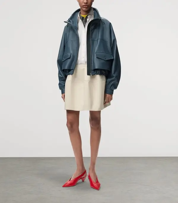 Loewe Lambskin Bomber Jacket