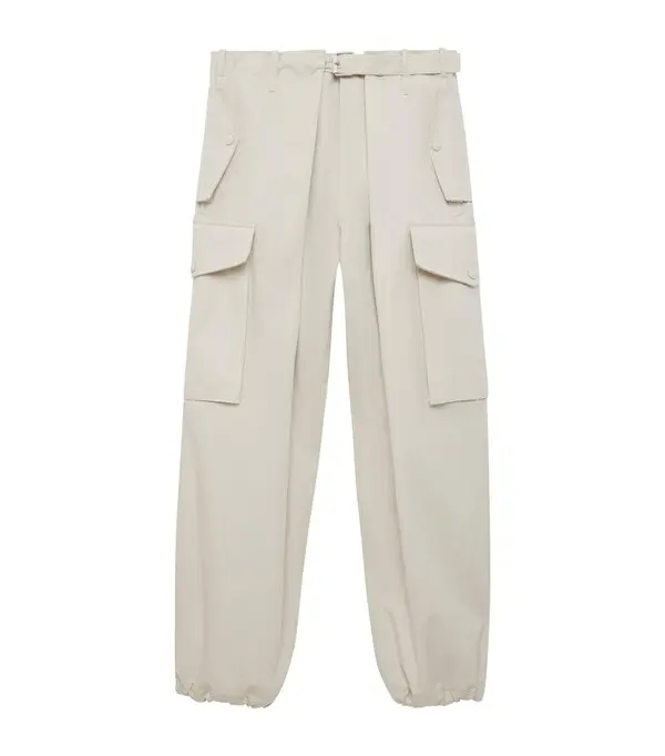 Loewe Cotton-silk Cargo Trousers