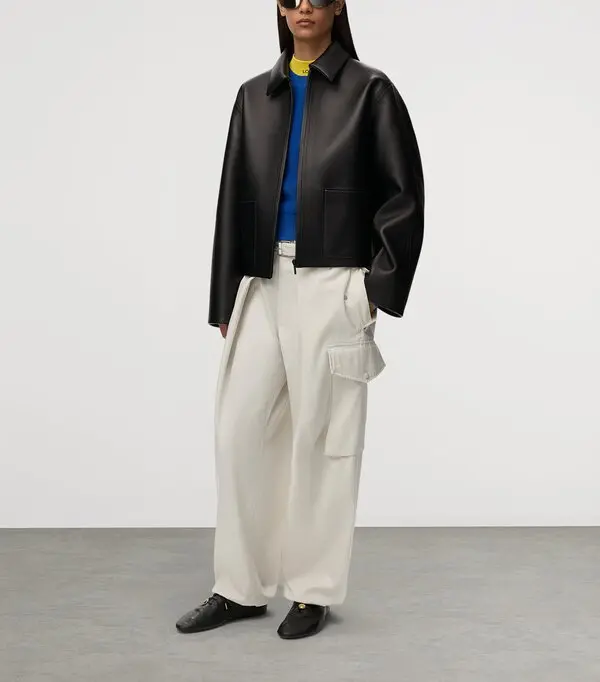 Loewe Cotton-silk Cargo Trousers