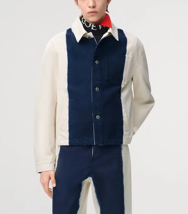 Loewe Two-tone Denim Jacket