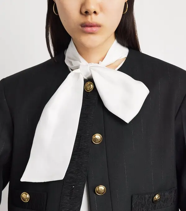 Sandro Cropped Tailored Jacket