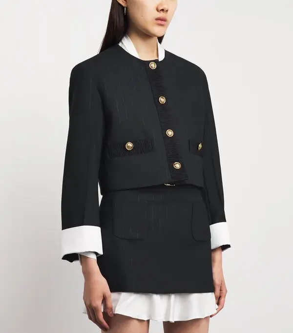 Sandro Cropped Tailored Jacket