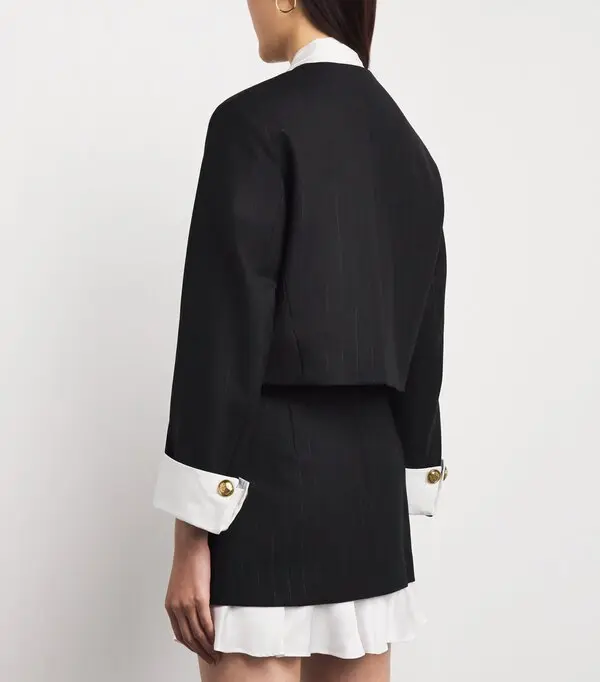 Sandro Cropped Tailored Jacket