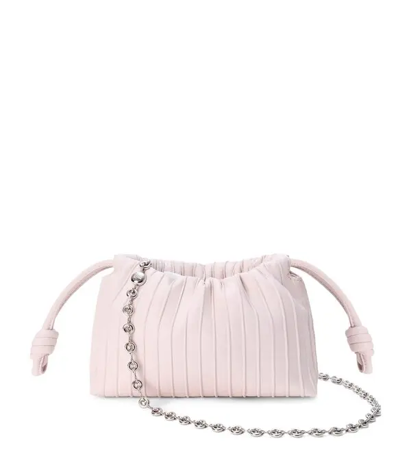 Loewe Mini Pleated Leather Shoulder Bag