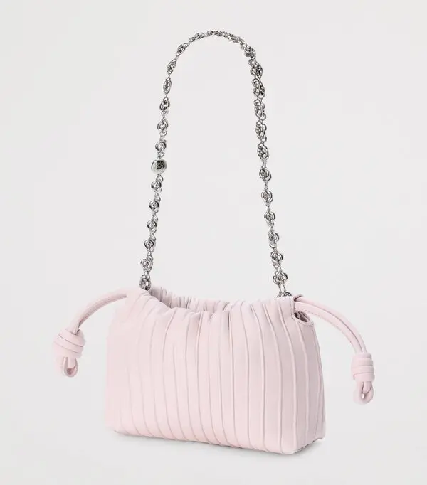 Loewe Mini Pleated Leather Shoulder Bag