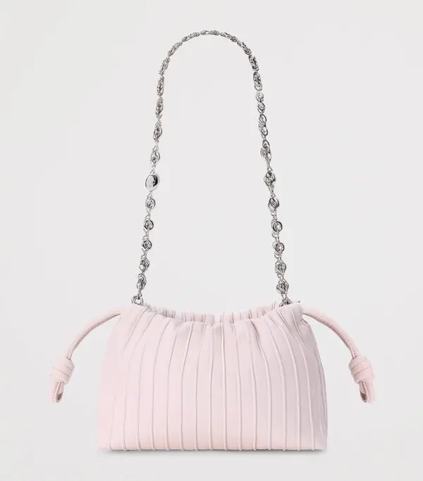 Loewe Mini Pleated Leather Shoulder Bag