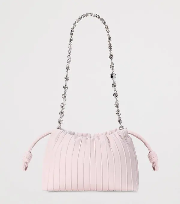 Loewe Mini Pleated Leather Shoulder Bag