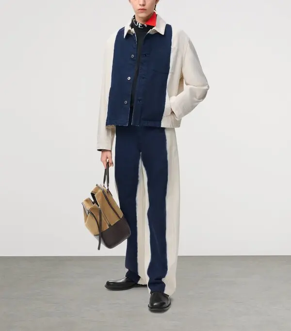 Loewe Trompe-l'oeil-effect Straight Jeans