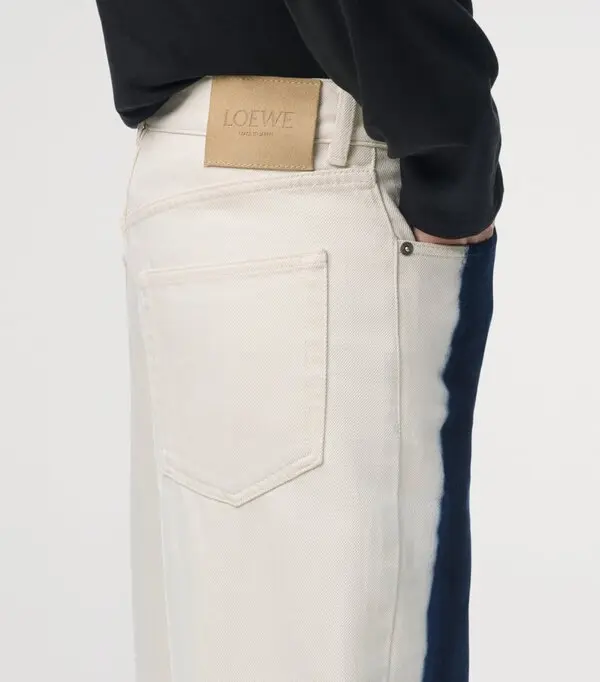 Loewe Trompe-l'oeil-effect Straight Jeans