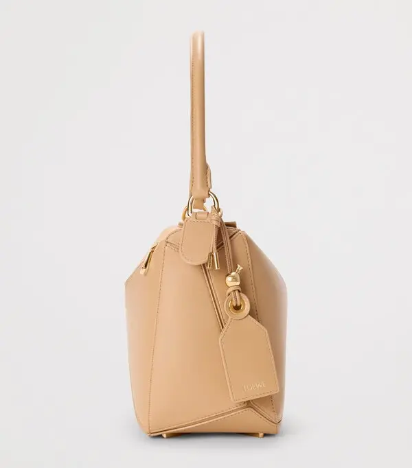 Loewe Medium Leather Featherlight Puzzle Top-handle Bag