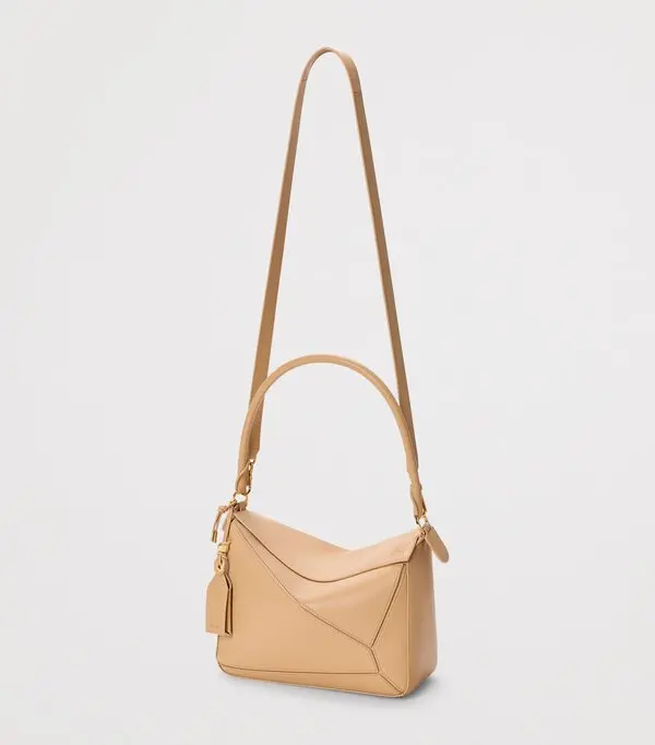 Loewe Medium Leather Featherlight Puzzle Top-handle Bag