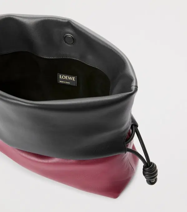 Loewe Leather Flamenco Rolled Top-handle Bag