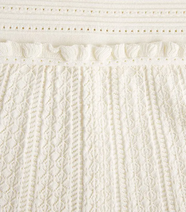 Sandro Knitted Pointelle Maxi Skirt
