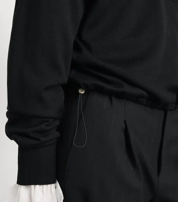 Sandro Wool-blend Polo Sweater