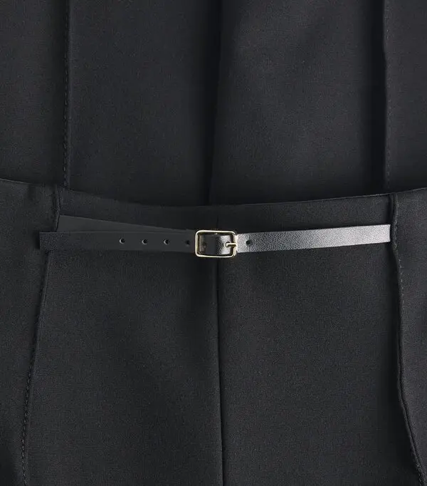 Sandro Belted Tapered Trousers