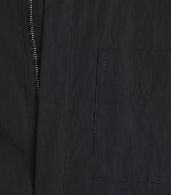 Vince Zip-up Textured Shacket