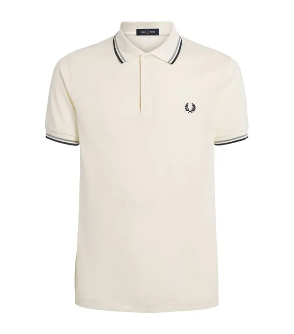 Fred Perry Cotton Twin Tipped Polo Shirt