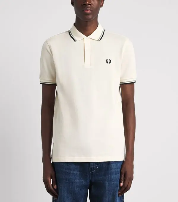 Fred Perry Cotton Twin Tipped Polo Shirt
