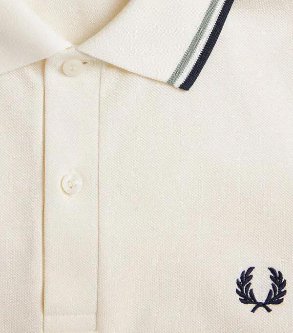 Fred Perry Cotton Twin Tipped Polo Shirt