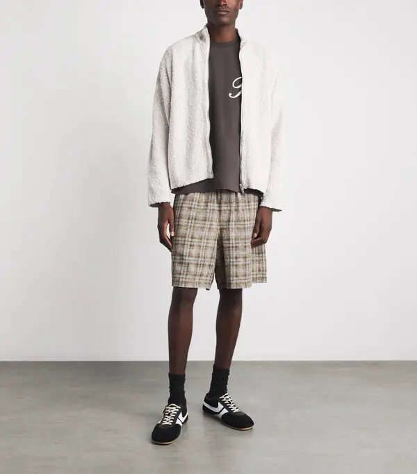 PICANTE Bleached Check Rocco Shorts