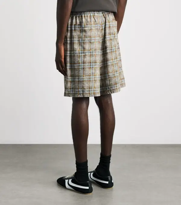 PICANTE Bleached Check Rocco Shorts