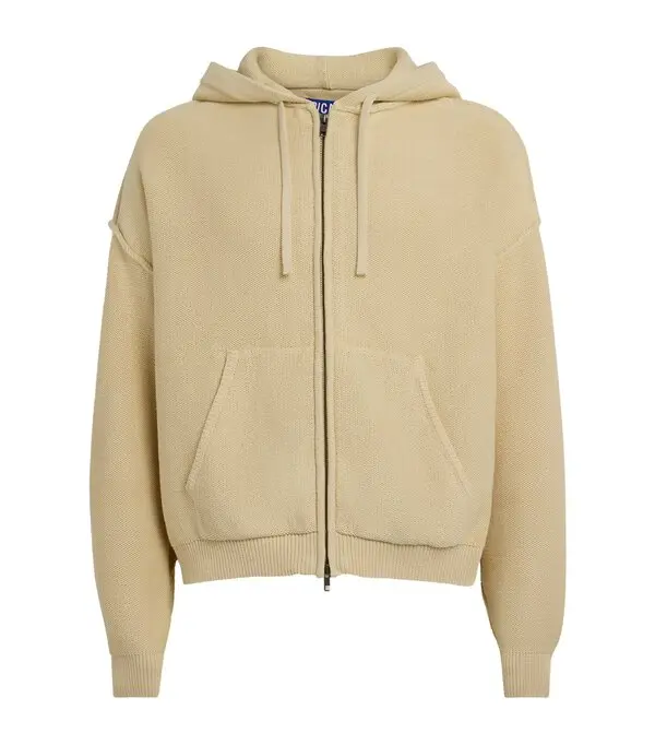 PICANTE Knitted Reverse-seam Senna Zip-up Hoodie