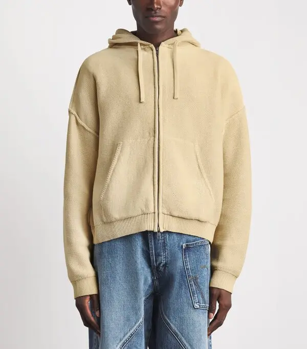 PICANTE Knitted Reverse-seam Senna Zip-up Hoodie