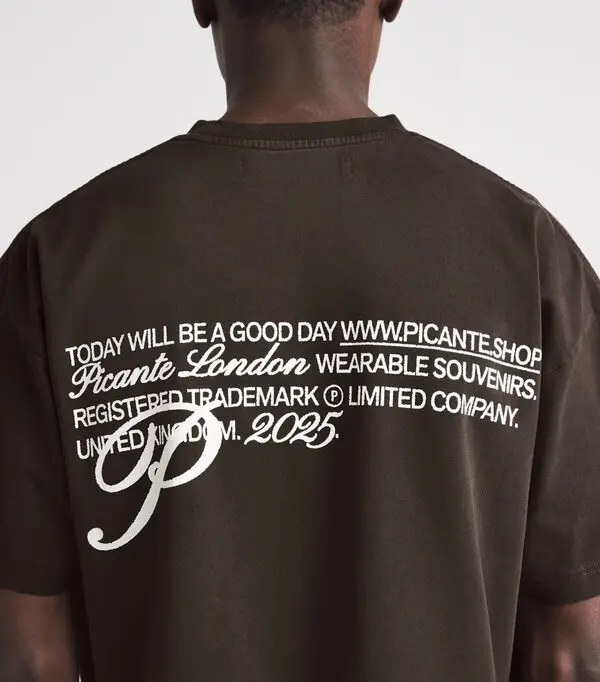 PICANTE Organic Cotton Gallery Logo T-shirt