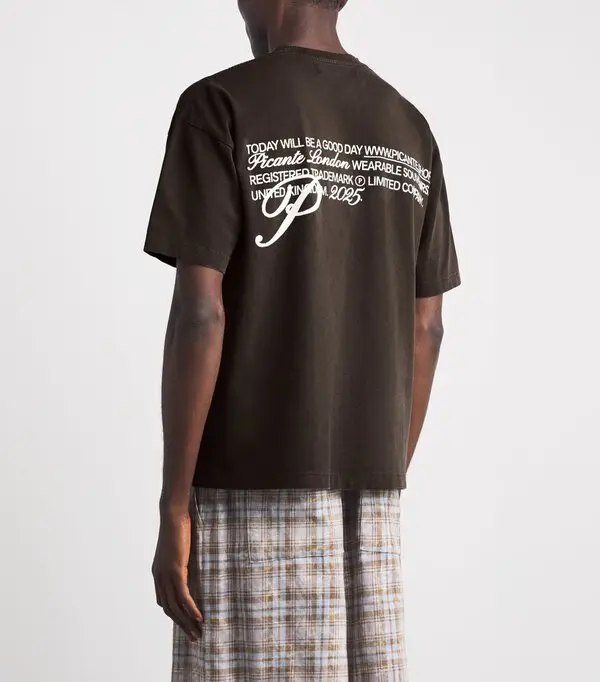PICANTE Organic Cotton Gallery Logo T-shirt