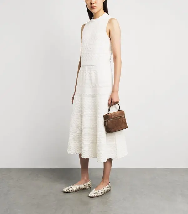 Molli Zig-zag Weave Midi Dress