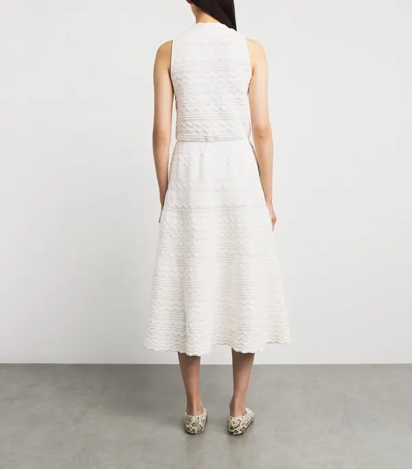 Molli Zig-zag Weave Midi Dress