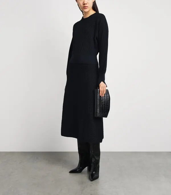 Molli Virgin Wool-blend Wicker-stitch Sweater