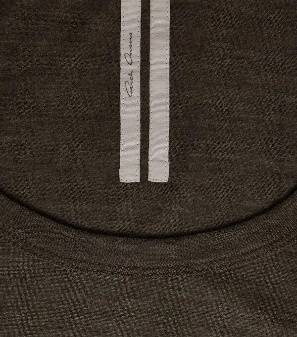 Rick Owens Wool-silk Pony Tank Top - Brown