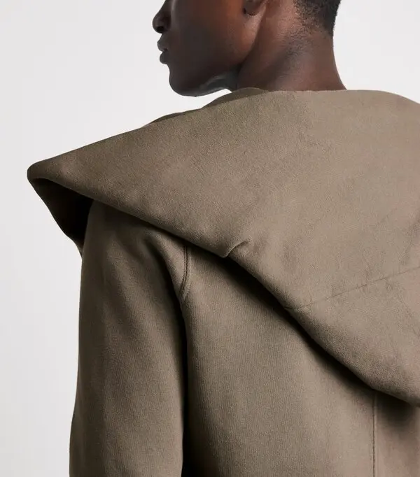 Rick Owens Asymmetric Mountain Hoodie