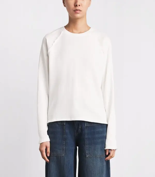 ME+EM Organic Cotton Raw Edge Sweatshirt