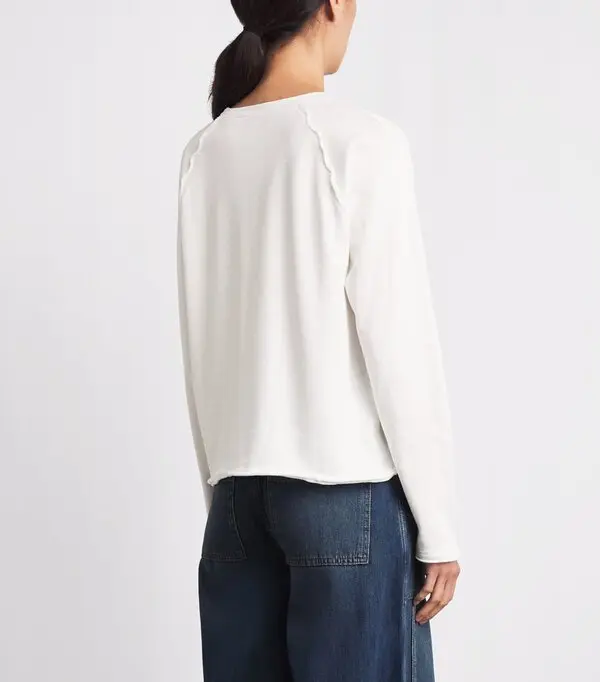 ME+EM Organic Cotton Raw Edge Sweatshirt