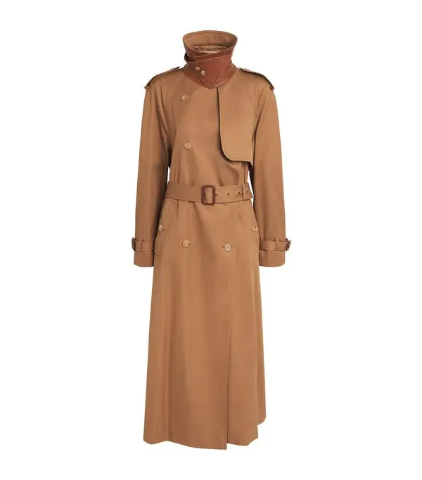 Chloé Cotton Gabardine Trench Coat