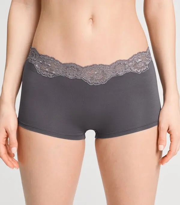 Hanro Lace-trim Shorts Briefs