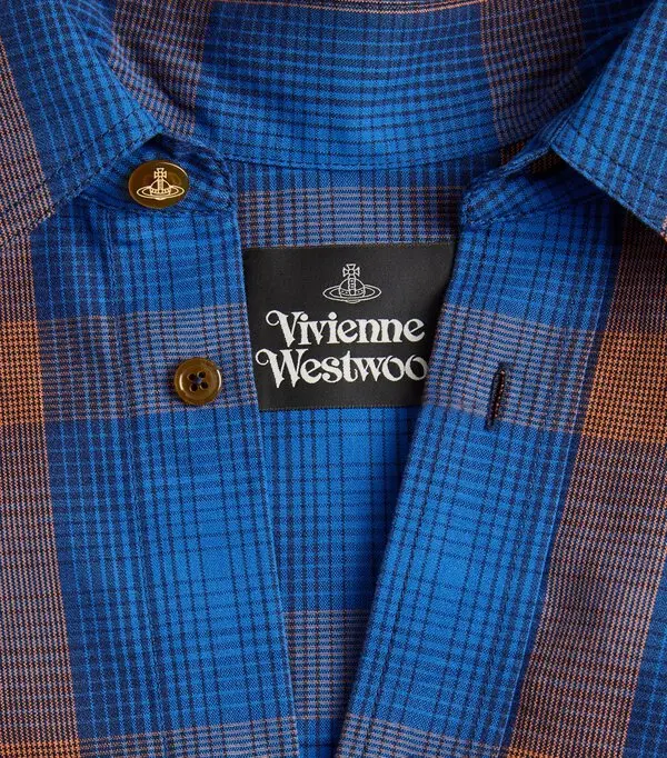 VIVIENNE WESTWOOD Cotton Flannel Check Achilles Overshirt