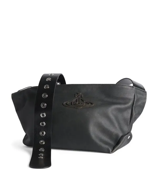 VIVIENNE WESTWOOD Small Leather Maxime Shoulder Bag