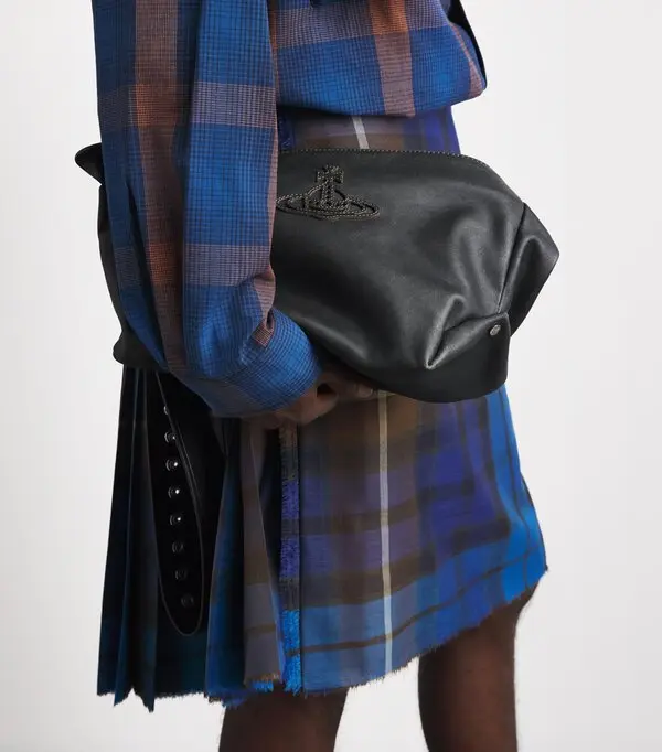VIVIENNE WESTWOOD Small Leather Maxime Shoulder Bag