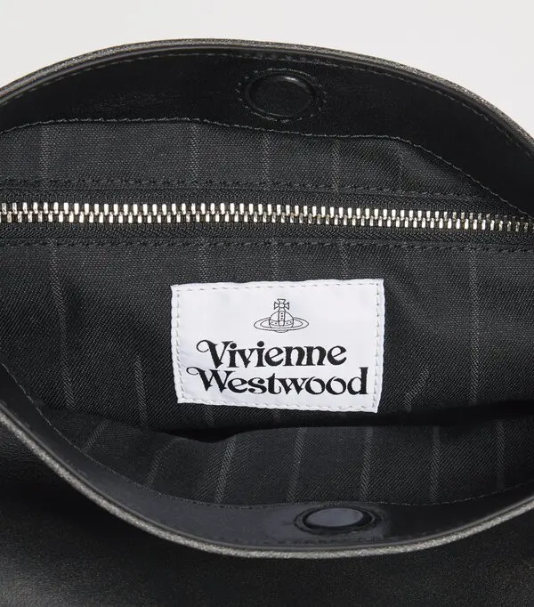 VIVIENNE WESTWOOD Small Leather Maxime Shoulder Bag