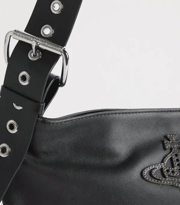 VIVIENNE WESTWOOD Small Leather Maxime Shoulder Bag