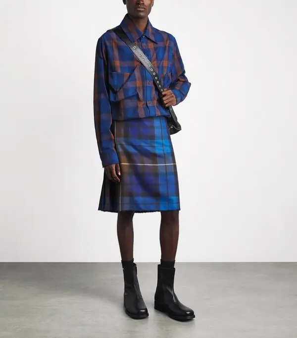VIVIENNE WESTWOOD Wool Check Kilt