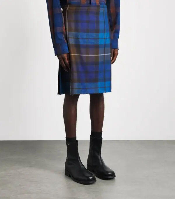 VIVIENNE WESTWOOD Wool Check Kilt