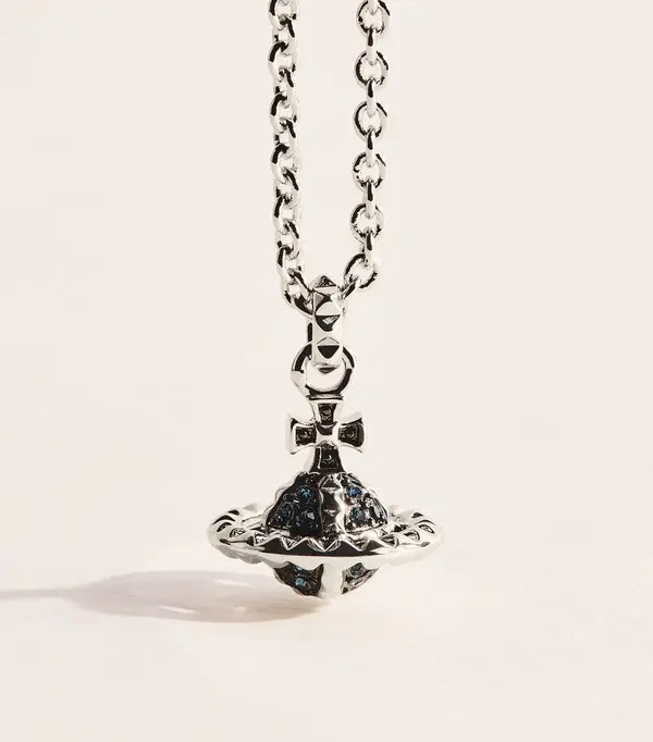 VIVIENNE WESTWOOD Small Mayfair Orb Pendant Necklace - Blue