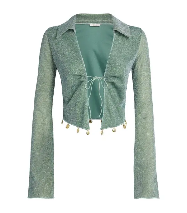 Oseree Cropped Lumière Shirt