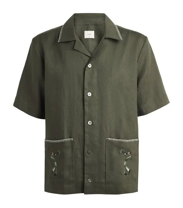 CHE Linen Trompette Embroidered Shirt