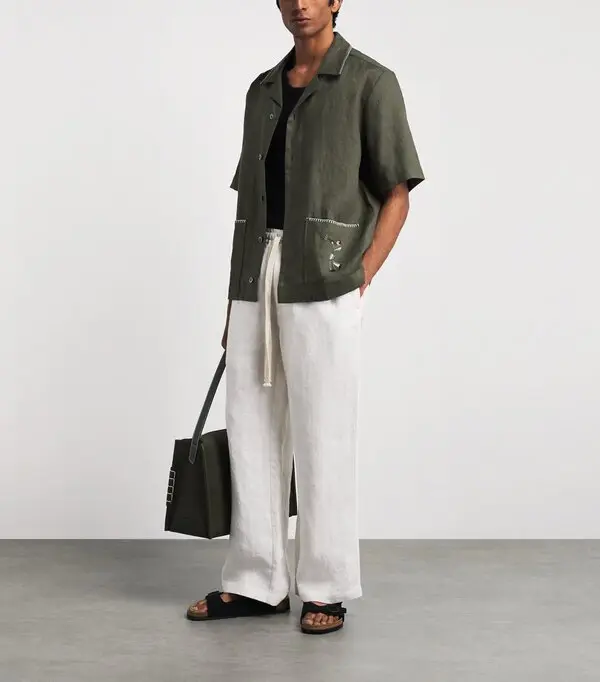 CHE Linen Trompette Embroidered Shirt